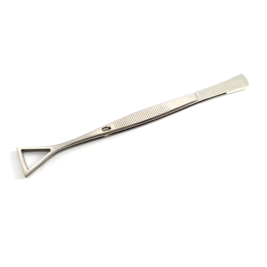 Piercing Tweezers Large Head With Lock - CAESAR LOOKS
